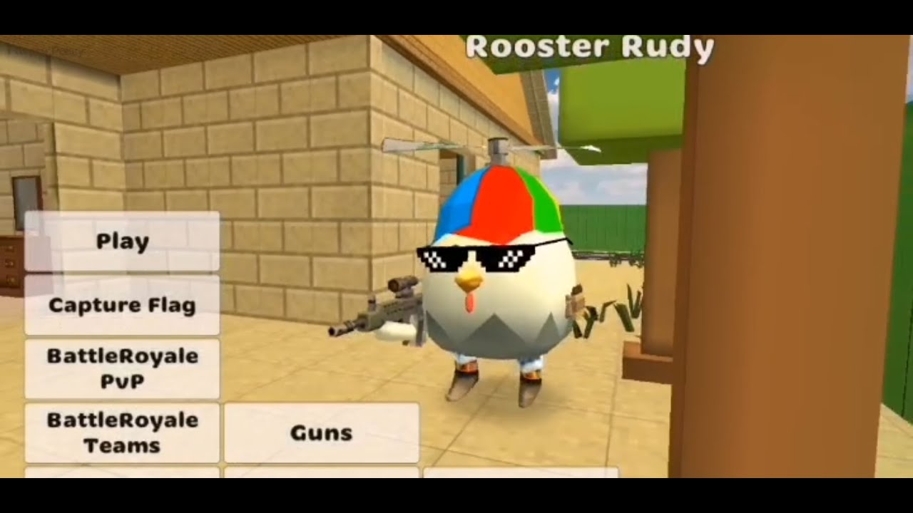 Chicken Gun Rooster Rudy Youtube