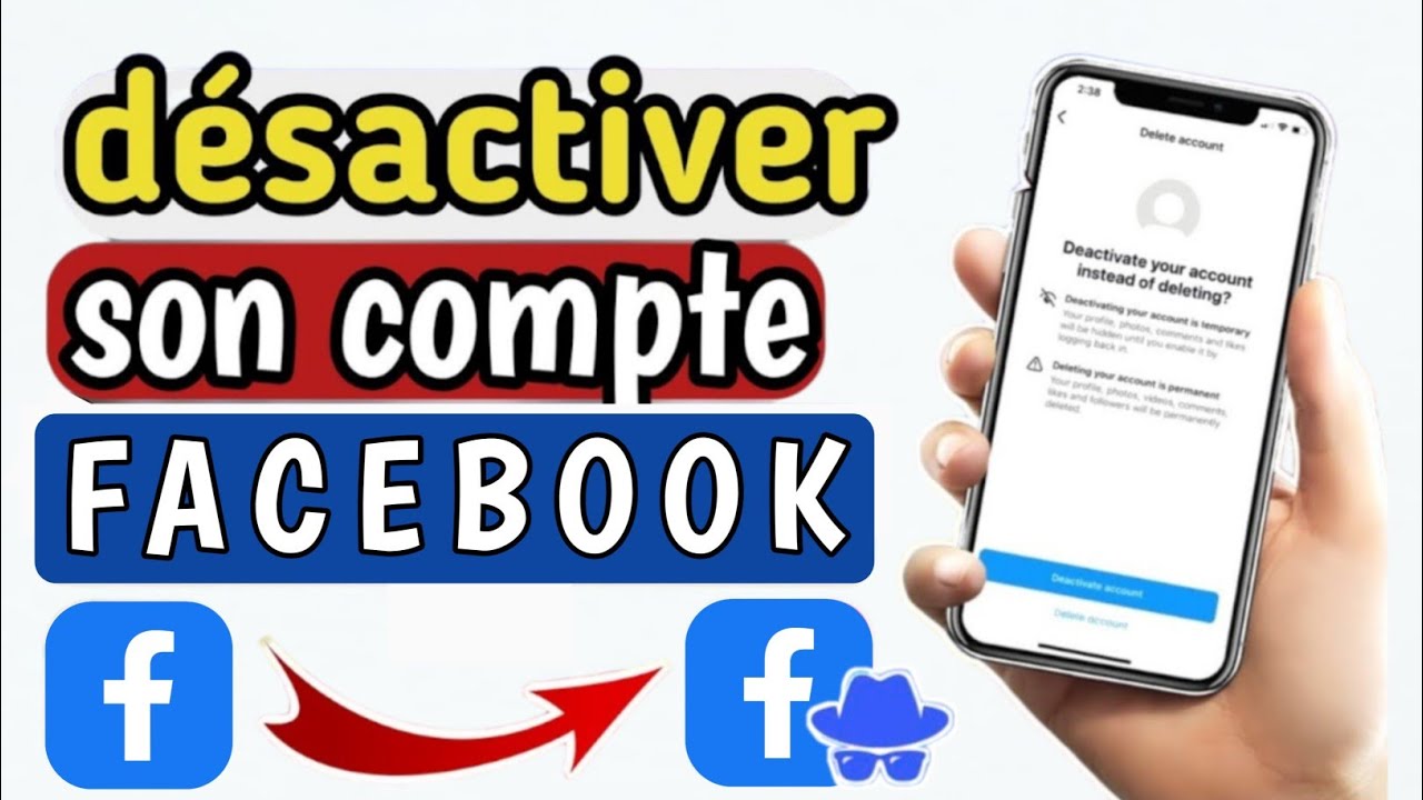Comment désactiver un compte facebook (Mise à jour 2024) desactiver un ...