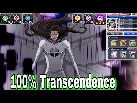 100% Max Transcended God 4th Fusion Aizen (Tech) lvl 3 SP slot Showcase | Bleach Brave Souls ...