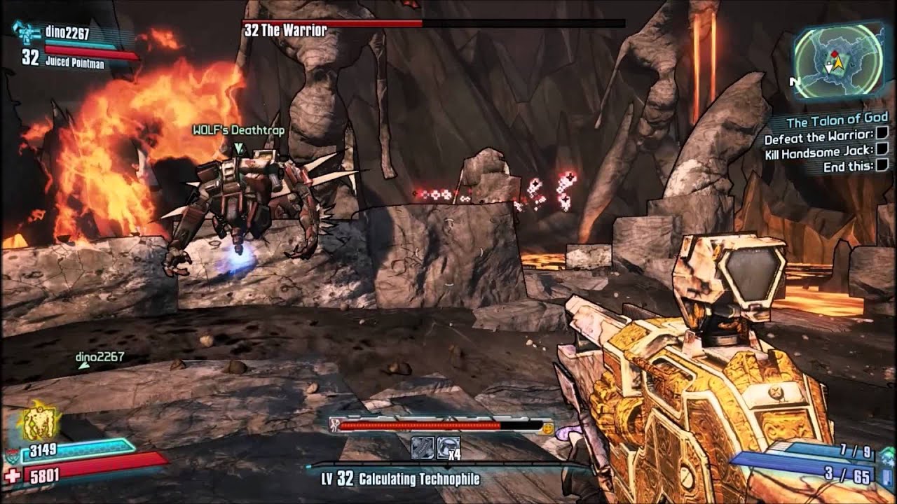 Borderlands 2: Gaige & Axton vs. The Warrior - YouTube