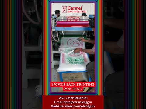 Woven Sack Drum Printing Machine - Carmel Engineering, Madurai