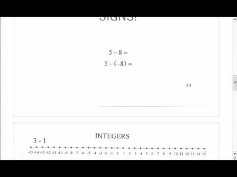 Combining integers - YouTube