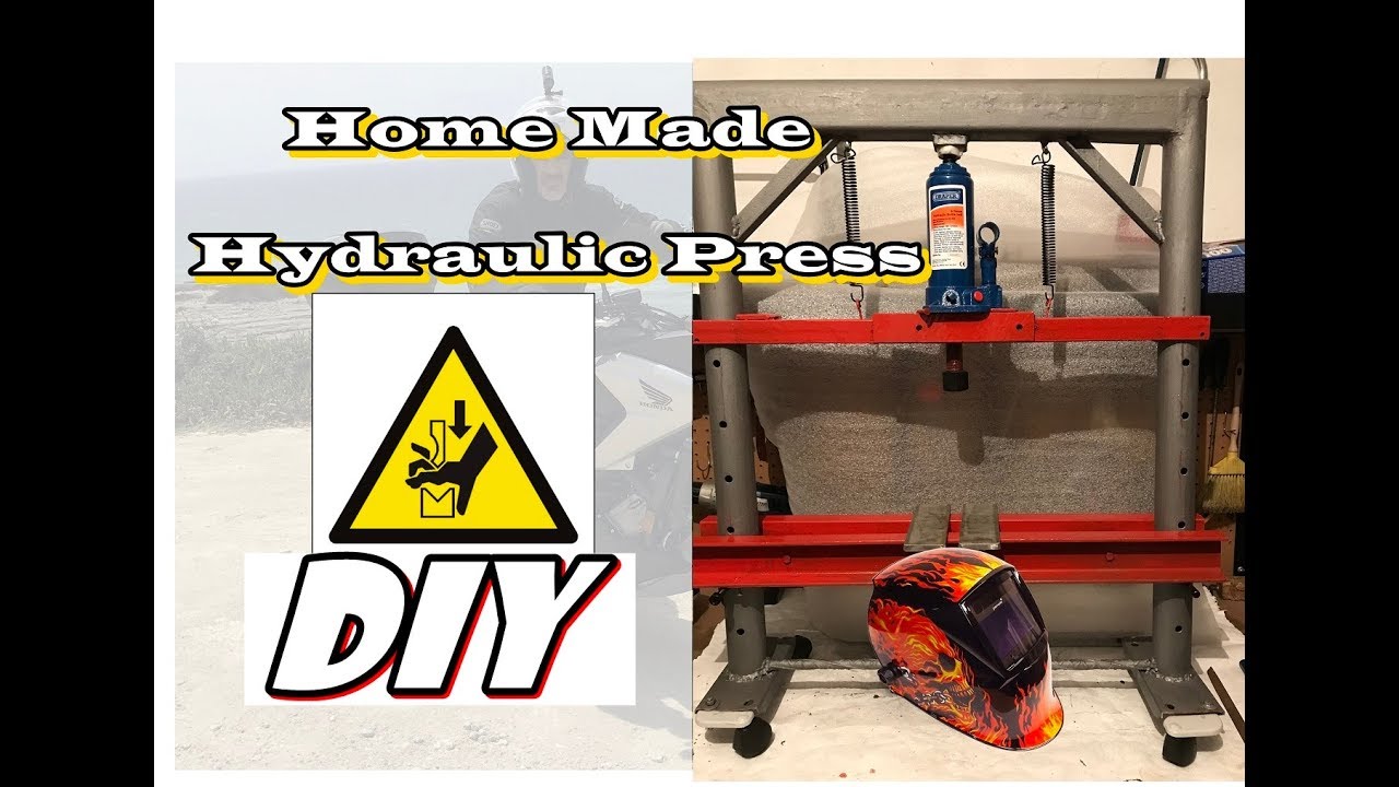 DIY - Homemade Hydraulic Press - How to Build - YouTube