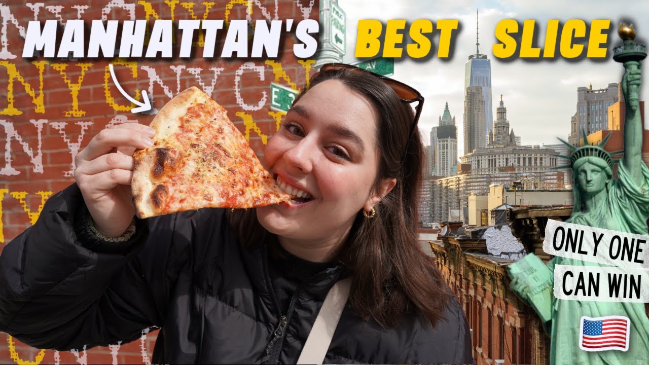 Finding The BEST PIZZA In Manhattan - New York City Pizza Tour 🍕 - YouTube