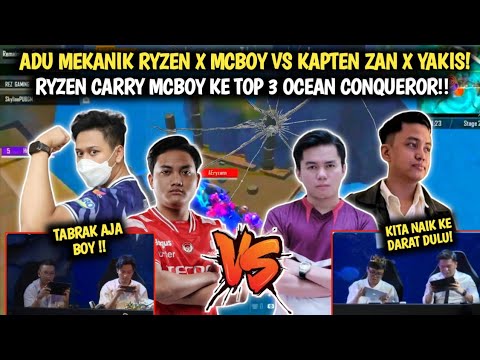 FUNMATCH‼️ADU MEKANIK COMBO RYZEN X MCBOY VS KAPTEN ZAN X YAKIS!😱 RYZEN CARRY MCBOY KE TOP 3‼️ ...