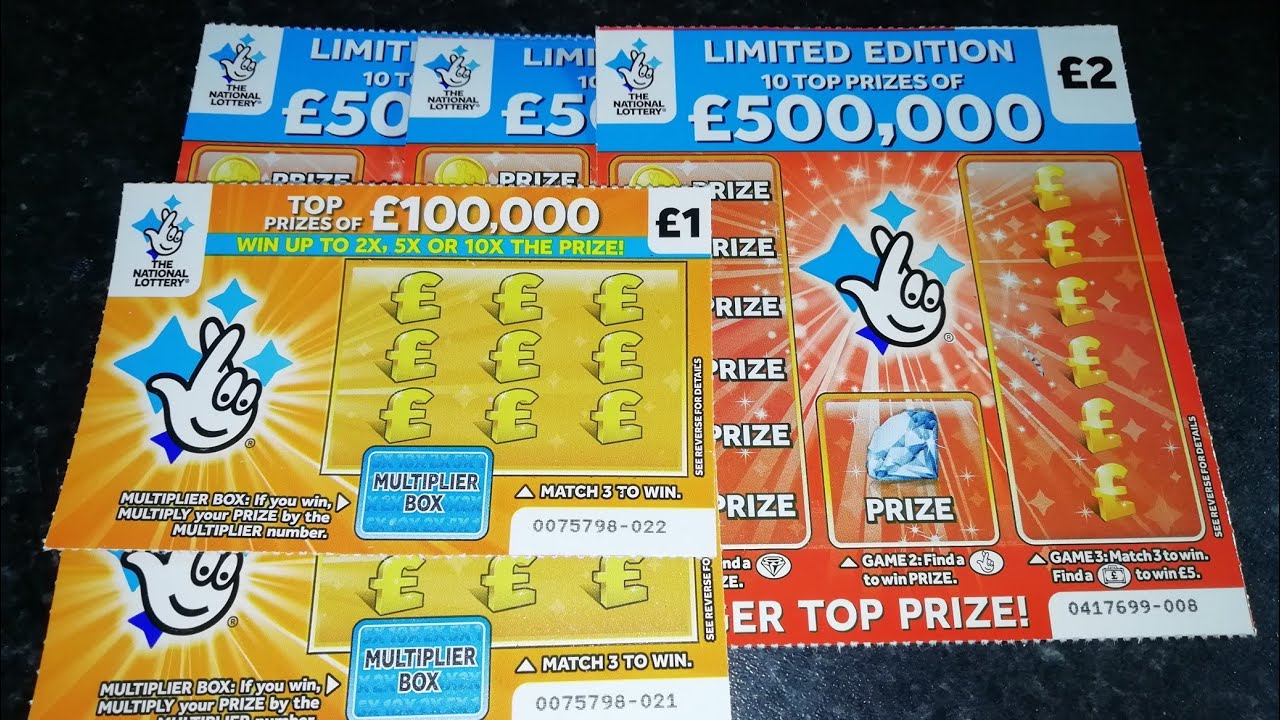 £2 Limited Edition Scratch Cards & £1 Multiplier Box Scratch Cards ...