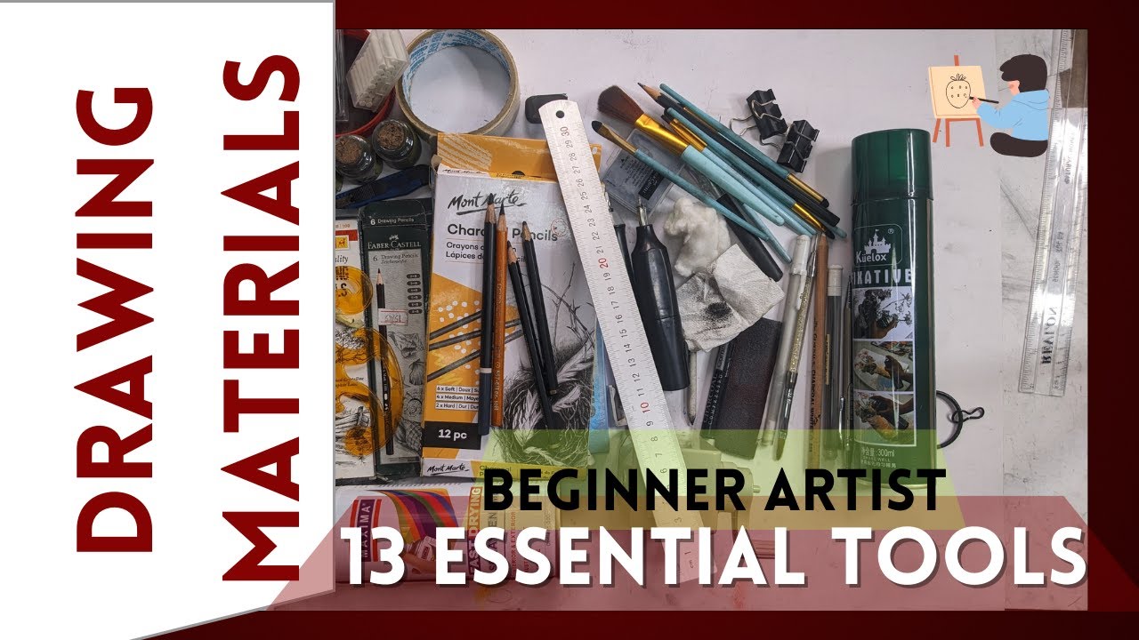 13 Best Drawing Tools for A Beginner | Art Supplies for Beginner ...