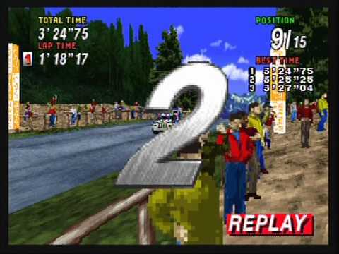 SEGA RALLY(1995) gameplay - YouTube