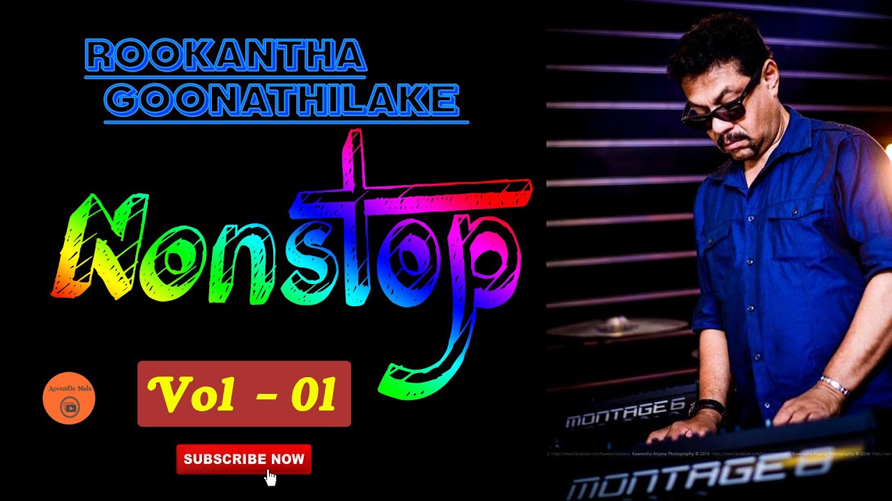 Rookantha Goonathilake | #Nonstop Collection | Vol - 01 | Popular songs ...