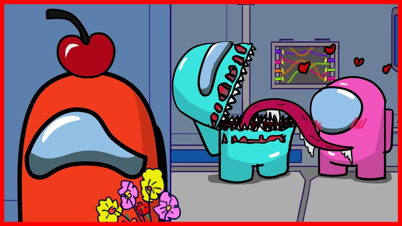 CREWMATER FALL IN LOVE EVERYDAY LIFE - BEST AMONG US ANIMATION - YouTube