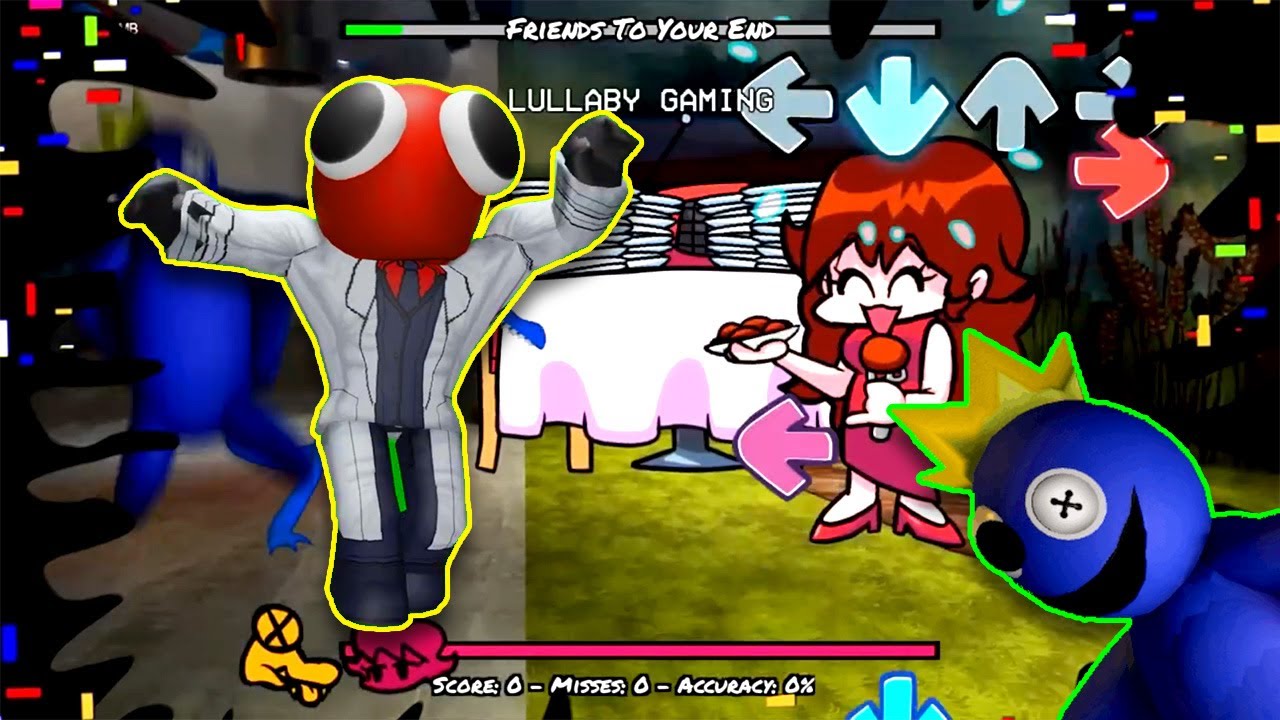 Rainbow Friends VS Fat Girlfriend (Roblox FNF Mod) - YouTube