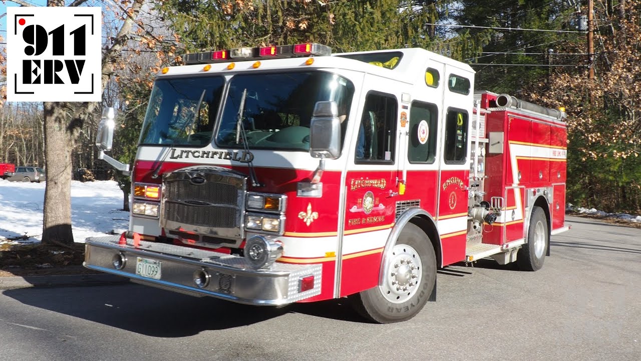 Litchfield Fire Truck Responding | Engine 1 - YouTube
