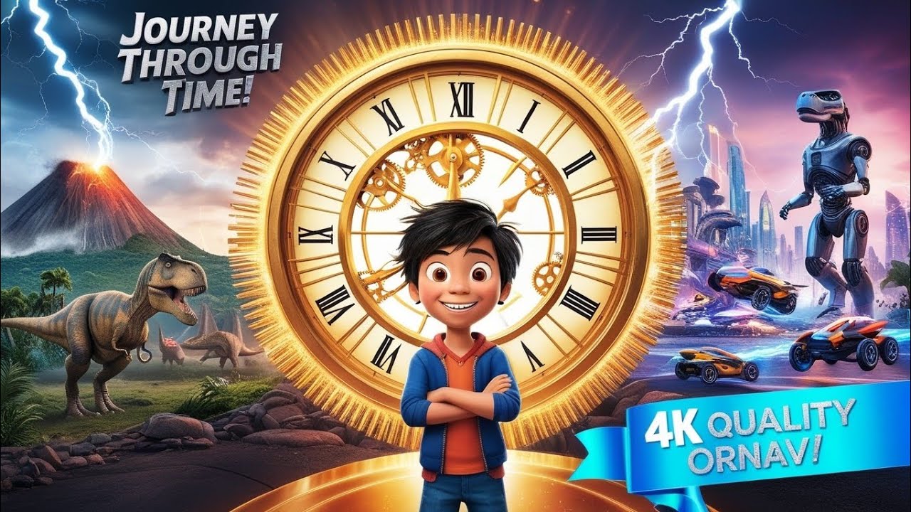 Time Travel Adventure | Epic Journey Through 🌟 4K Ultra HD | Kids Story ...