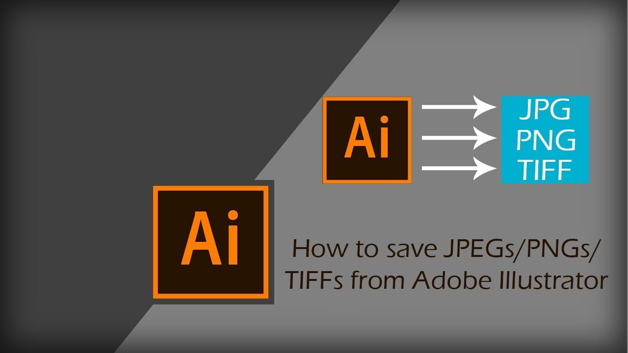 How to save a JPEG in Adobe Illustrator | Illustrator Tutorial - YouTube