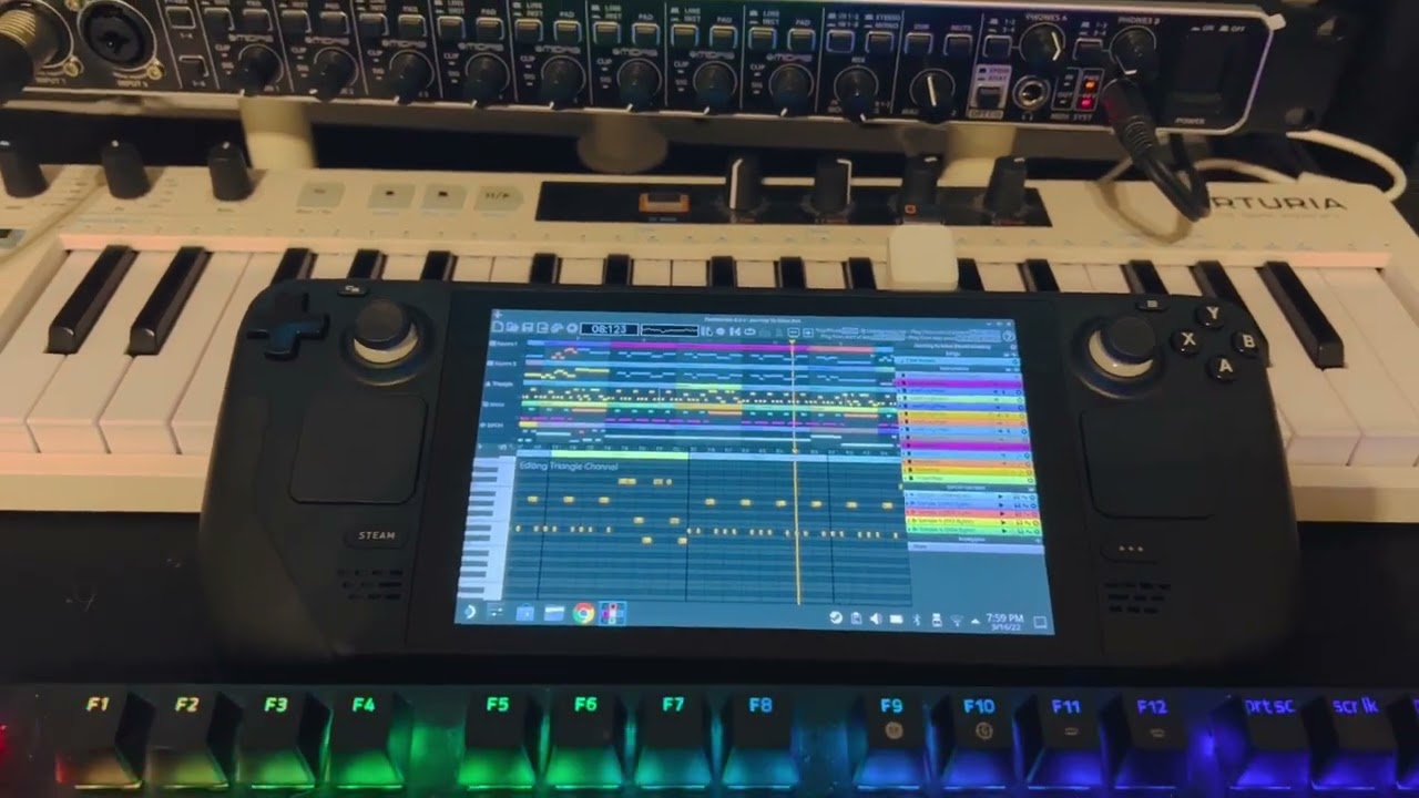 Steam Deck - Music production - YouTube