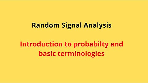 Random Signal Analysis - YouTube