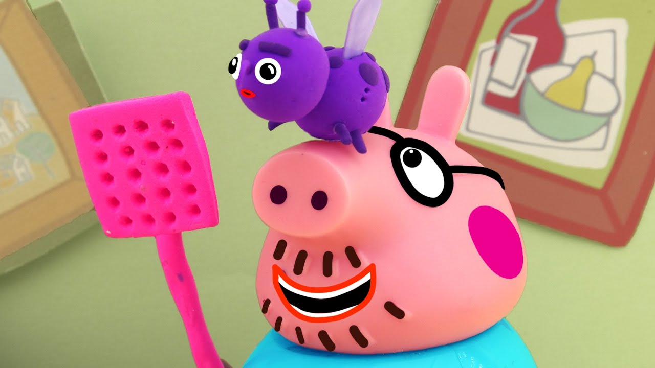 Fight with a fly, Skate ride, Nesting box, Little birds, Toy car, Newspaper, Peppa Pig Animation ...