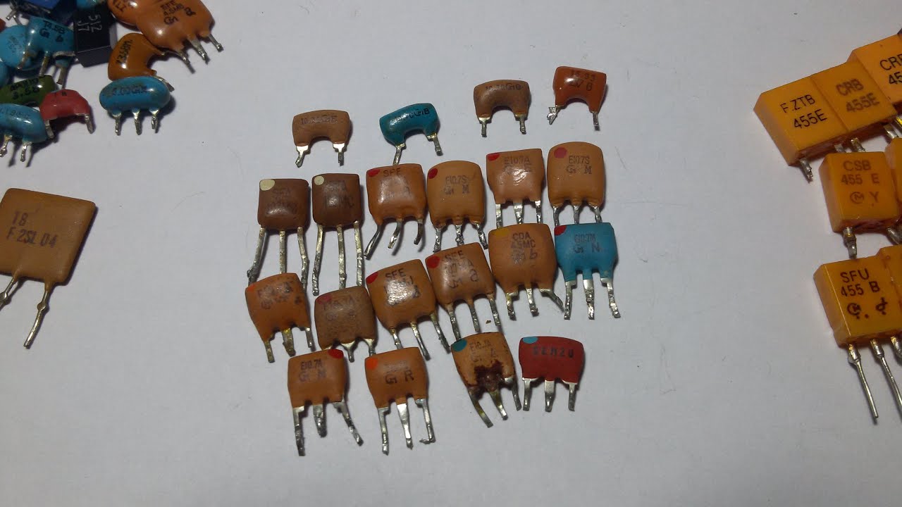 10.7MHz FM IF ceramic filters test with NanoVNA - YouTube