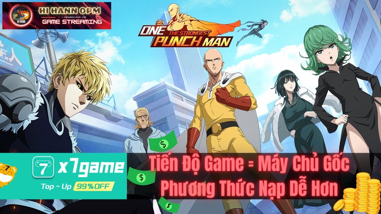 Trải Nghiệm App Game One Punch Man The Strongest Bản Trung Nhưng Dễ ...