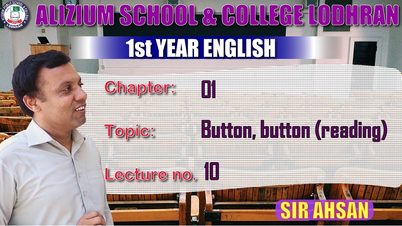 Button Button translation | Chapter 1 English 1st year | Lecture 10 ...