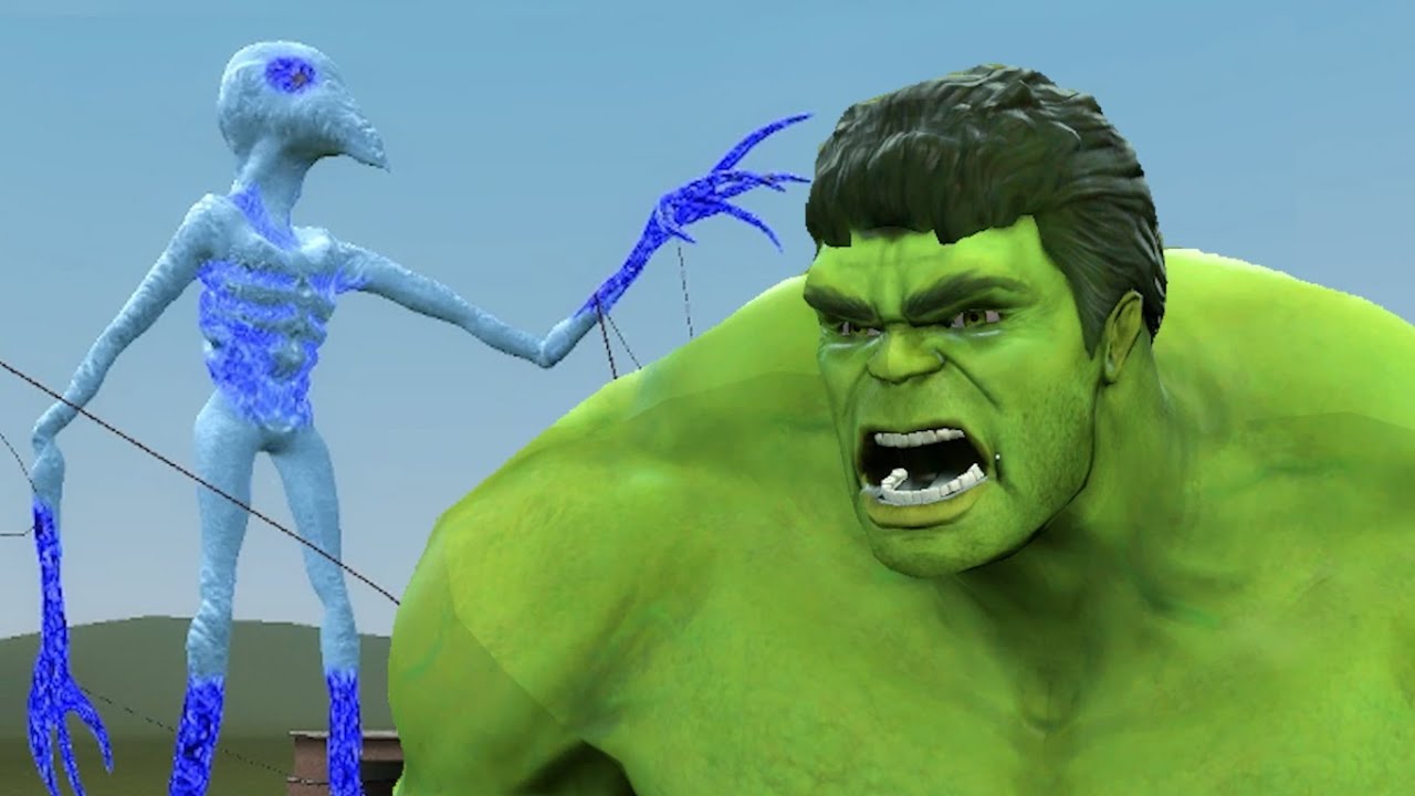 Incredible Hulk VS Blue Giant! - YouTube