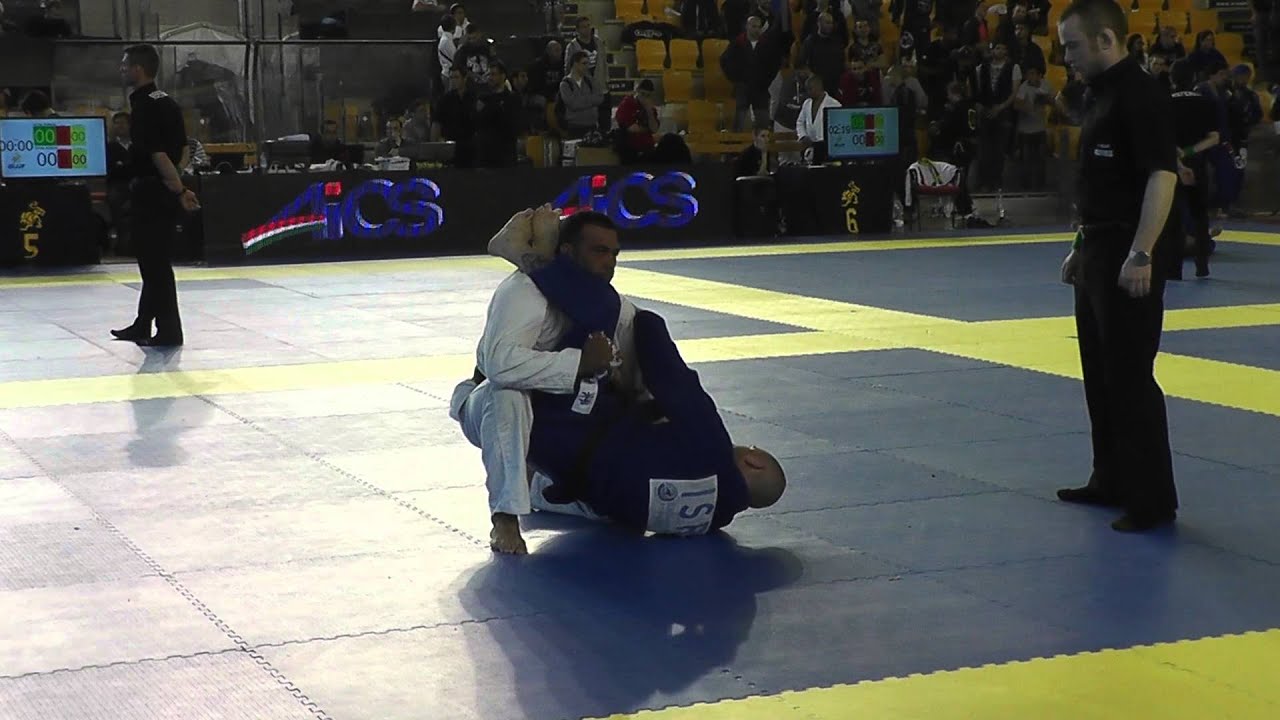 Haim Gozali vs Pini Hadida Rome Open IBJJF Championship 2014 חיים גוזלי ...