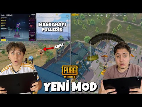 ABİMLE BİRLİKTE PUBG MOBİLE DA YENİ MODU OYNADIK !! M416 MASKARAYI FULLEDİK