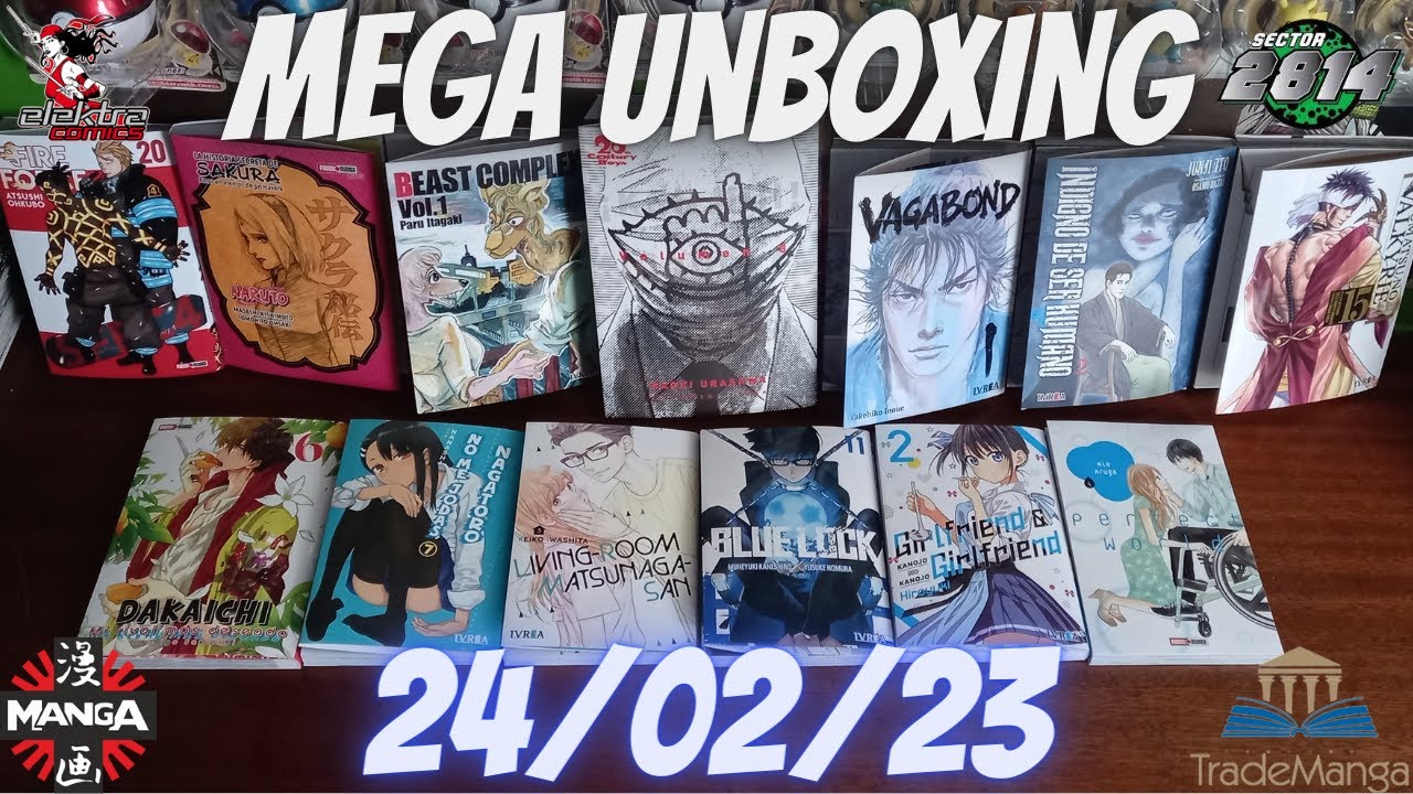 📚 MANGA Unboxing 087: 20CB, Beast Complex, Blue Lock, Naruto, Record of ...