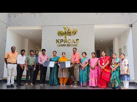 Signed MoU with KPRCAS....📚 ️ Right place for Degree with Professional ...