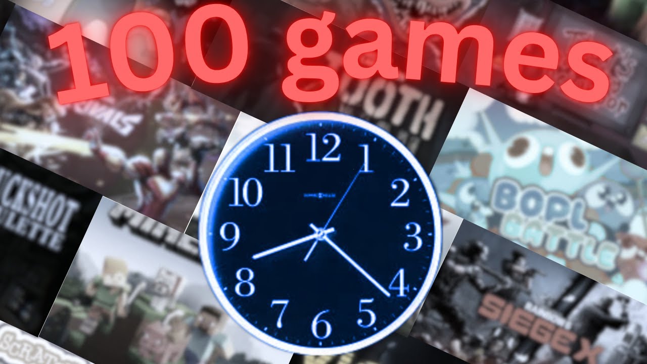 i beat 100 video games in 7 days - YouTube