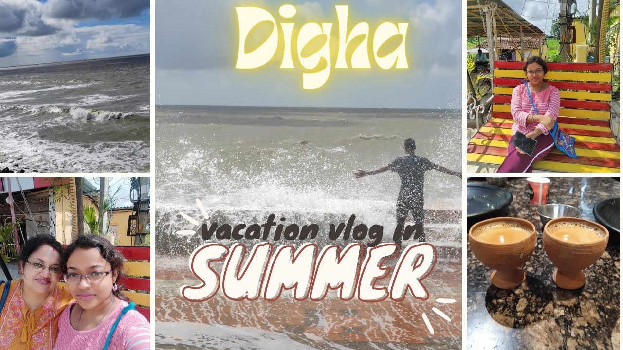 DIGHA VLOG DAY 1 || ESPLANADE BUS STAND TO DIGHA || SHYAMOLI - YouTube