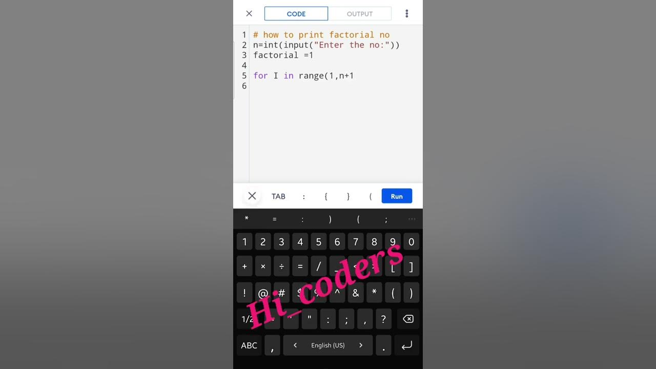 How To Print Factorial Number In Pythonpython Me Factorial No Kaise Print Kareshorts Python