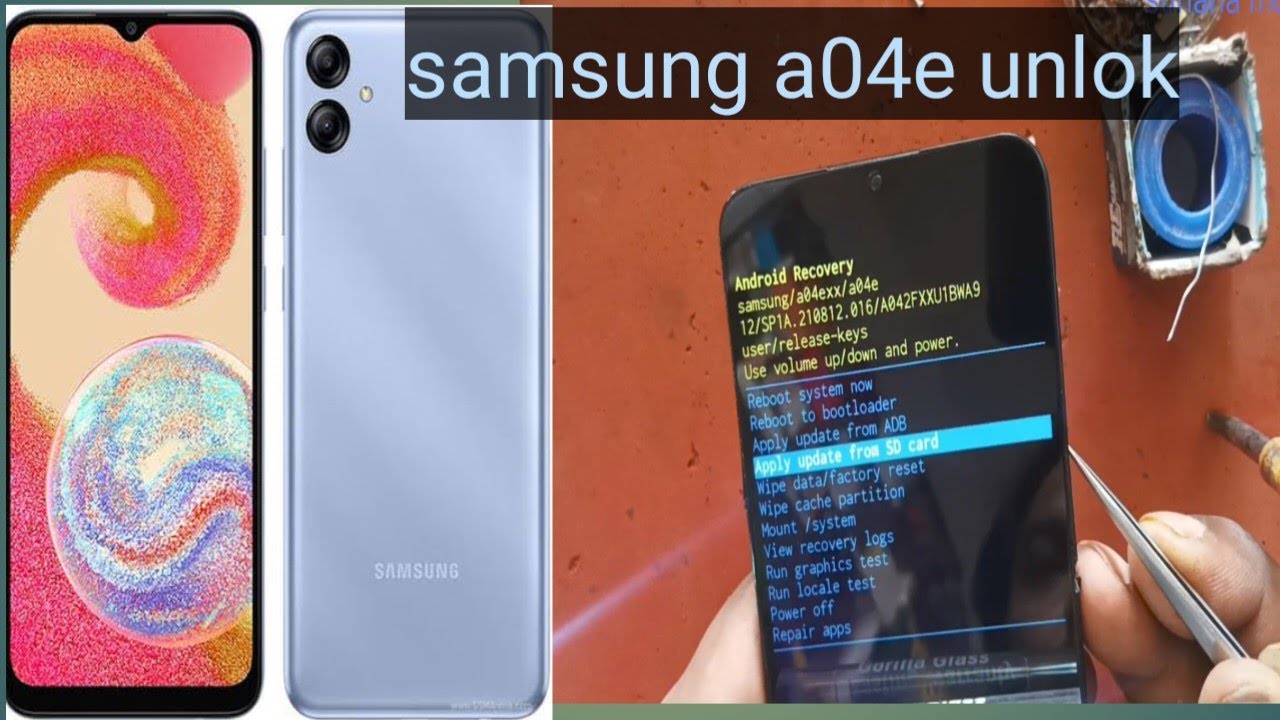 samsung a04e hard reset , pattern unlock - YouTube