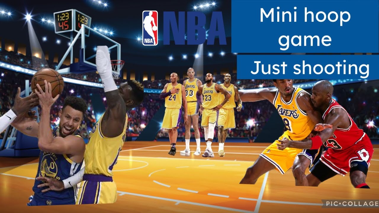 NBA MINI HOOP SHOOTING GAME!! - YouTube