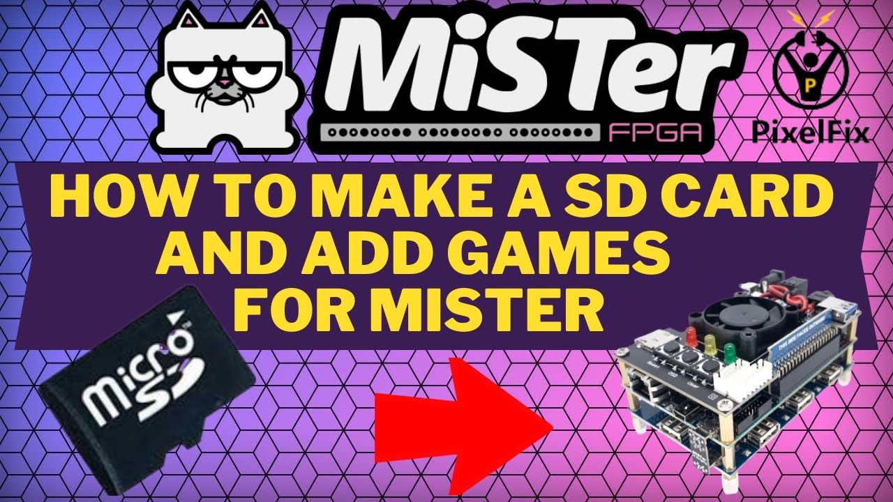 How To Setup A Mister FPGA SD Card & Add Games - YouTube
