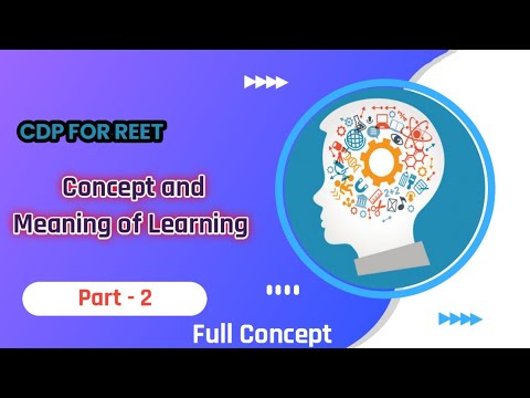 Cdp for reet level 1 & 2 in english medium - Meaning and Concept of ...