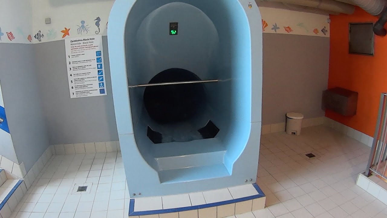 Scary Blue Water Slide at Aquapark Wrocław - YouTube