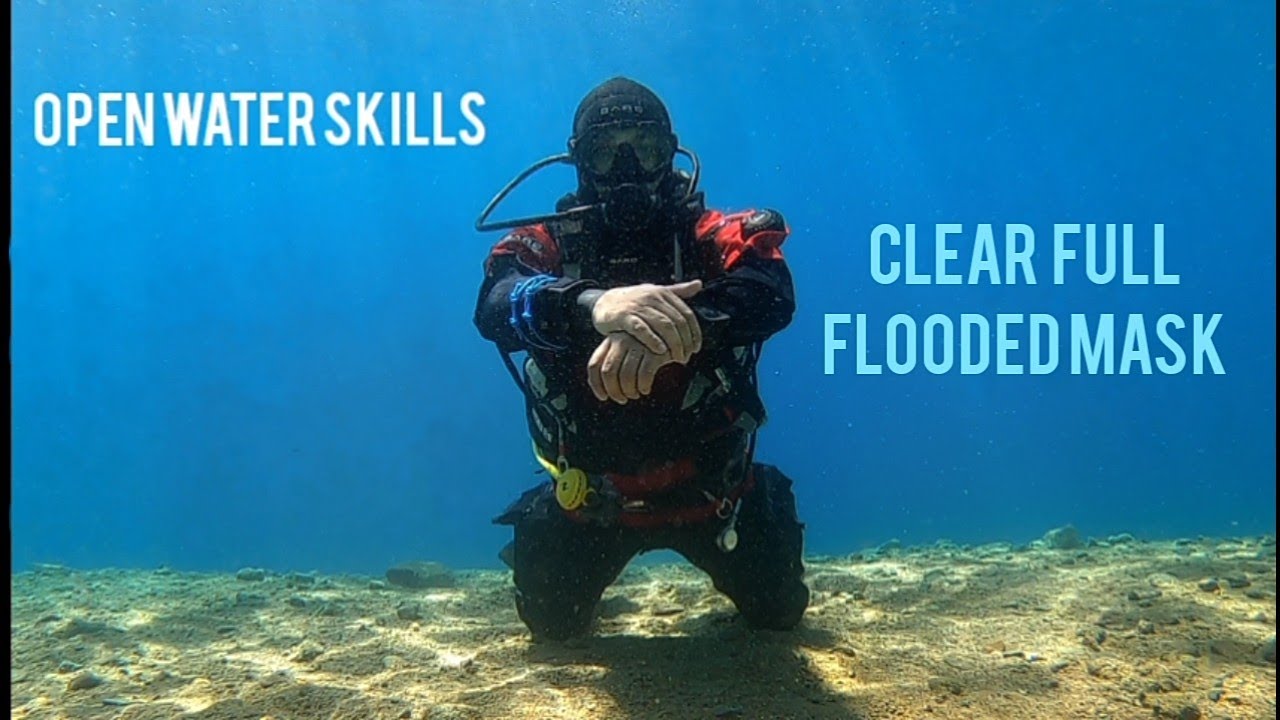 Scuba Clear full flooded Mask - YouTube