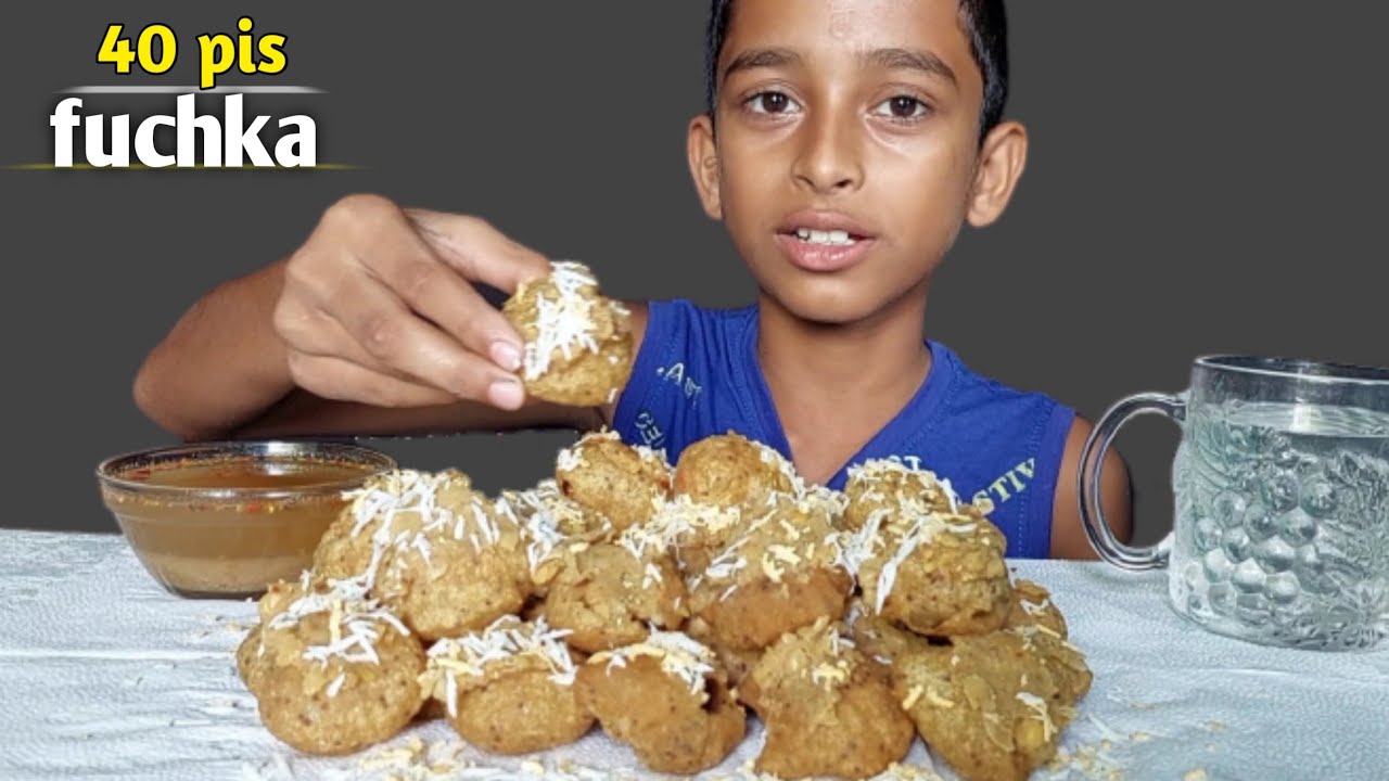 fuchka eating | eating asmr | eating challenge | fuchka eating ...