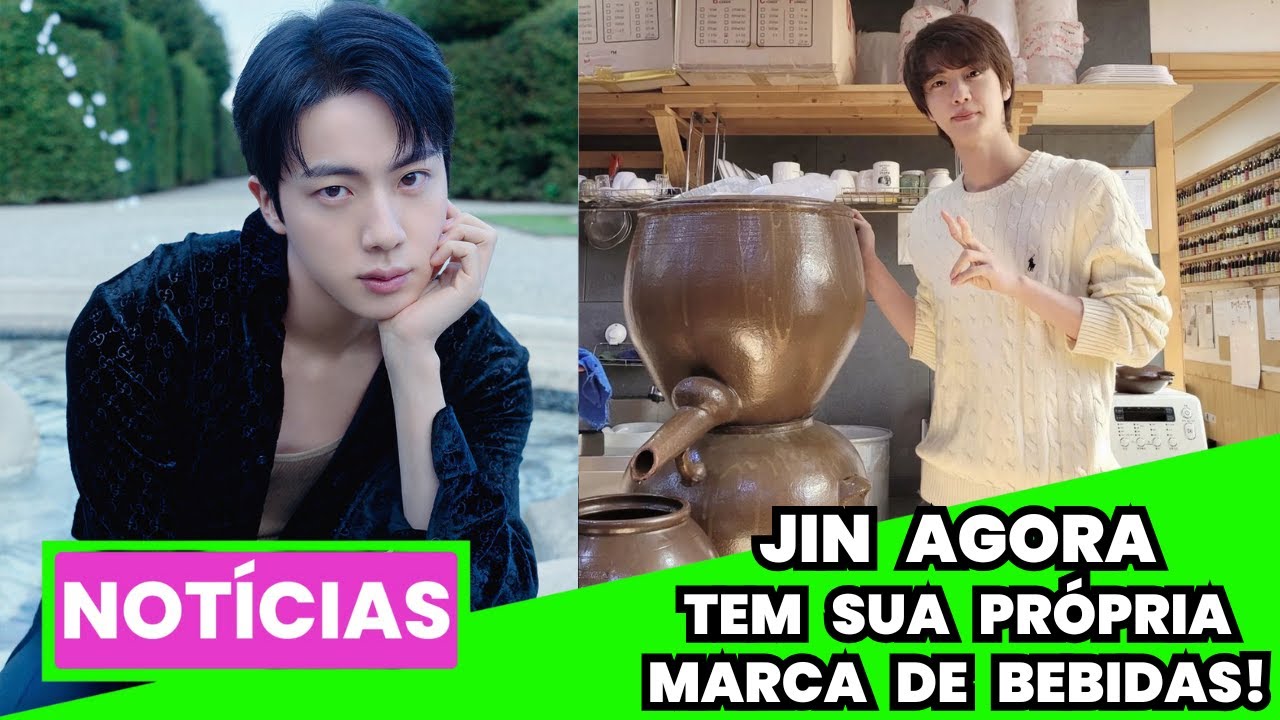 JIN'S LAMP A NOVA MARCA DE BEBIDAS DO SEOKJIN - YouTube