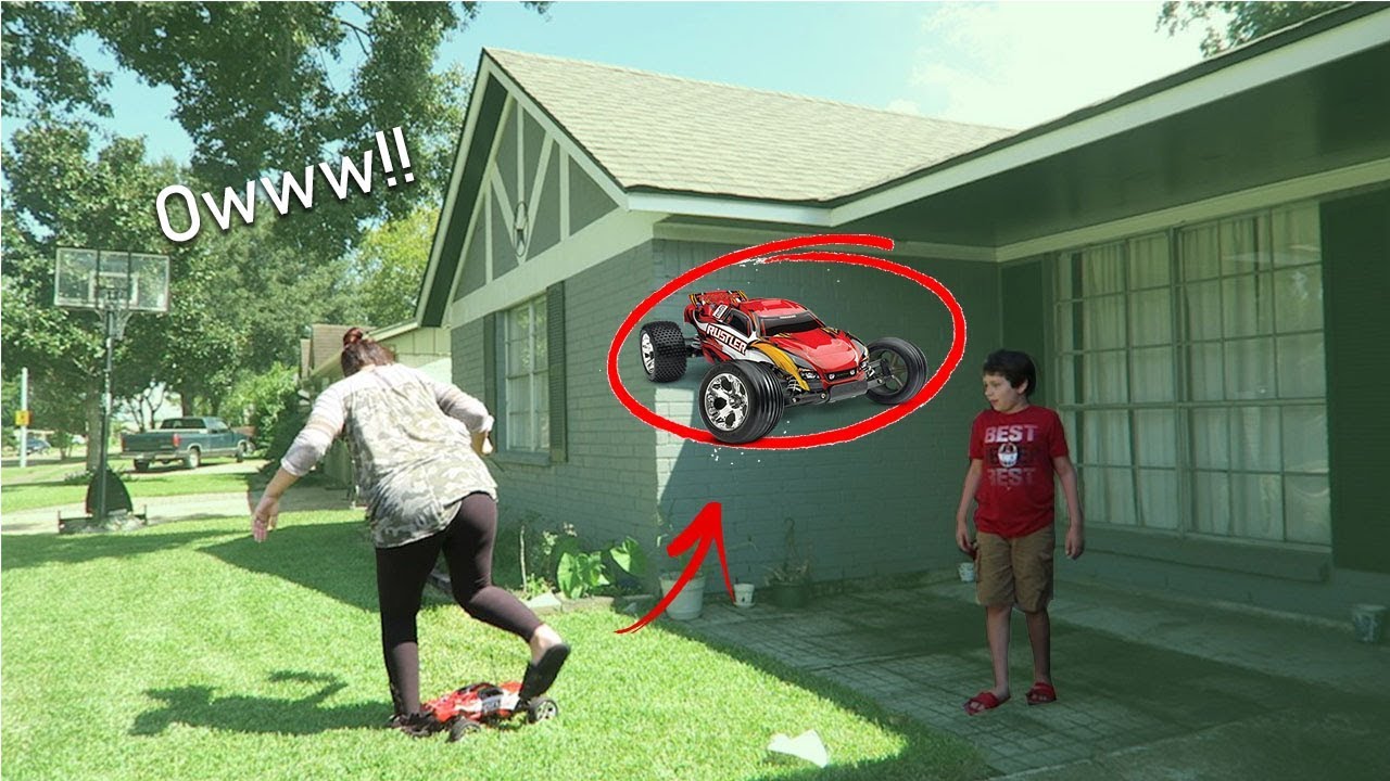 She RAN over my FOOT!! - YouTube
