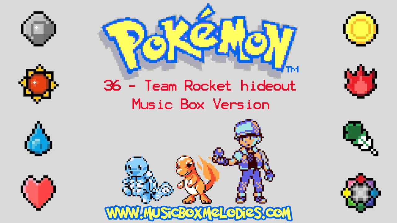 Team Rocket hideout (Music box version) - Pokemon red/blue OST - YouTube