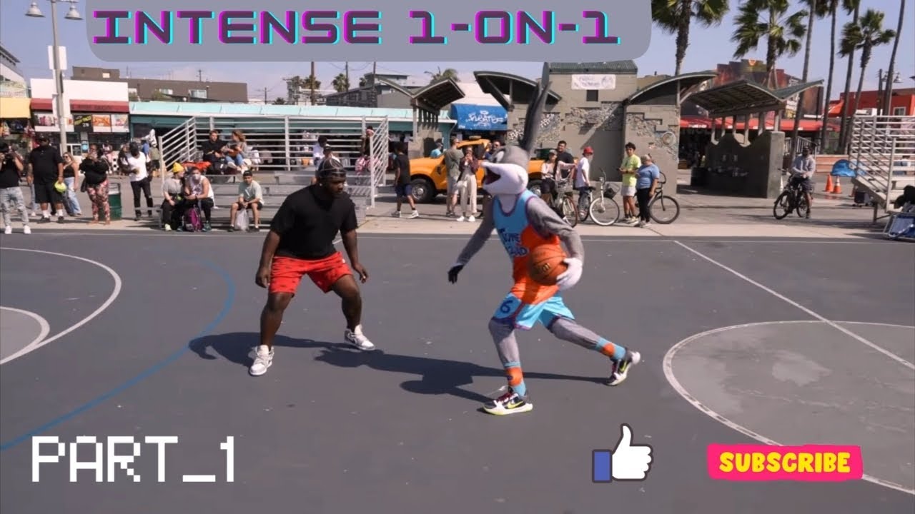 Intense 1-on-1 basketball game between players l Part_1 - YouTube
