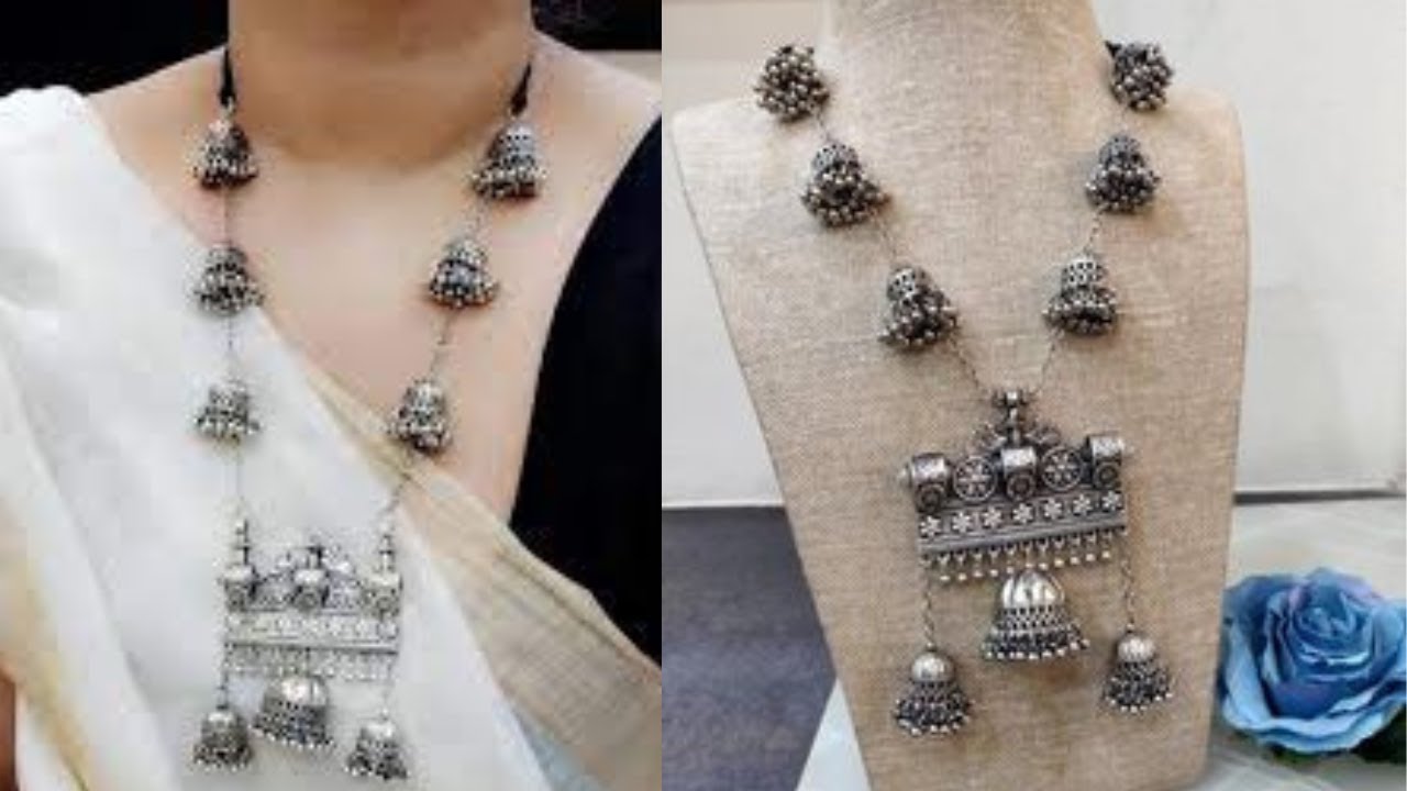 Traditional Neckless set making at home || DIY jewelry || Step by step ...