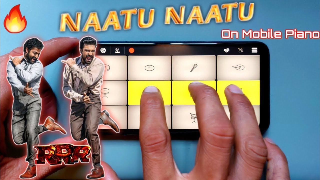 Naatu Naatu Song From RRR | Naacho Nacho Song On Walkband - YouTube