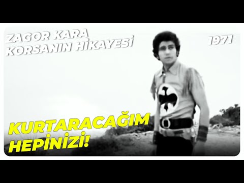 Zagor Kara Korsanın Hazineleri - 1 Kişi 10 Kişiye Karşı | Levent Çakır Ece Cansel | Yeşilçam Filmi