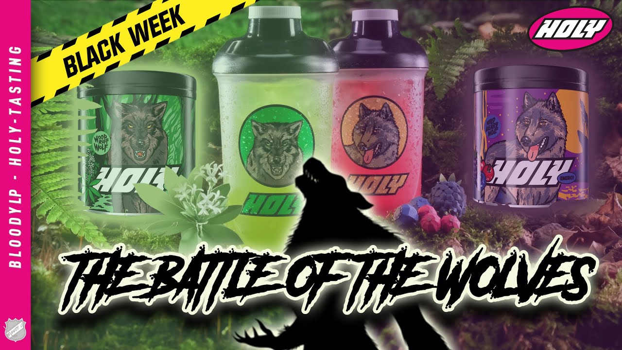 THE BATTLE OF THE WOLVES 🥤 HOLY ENERGY TESTVIDEO | WOODRUFF WOLF ...