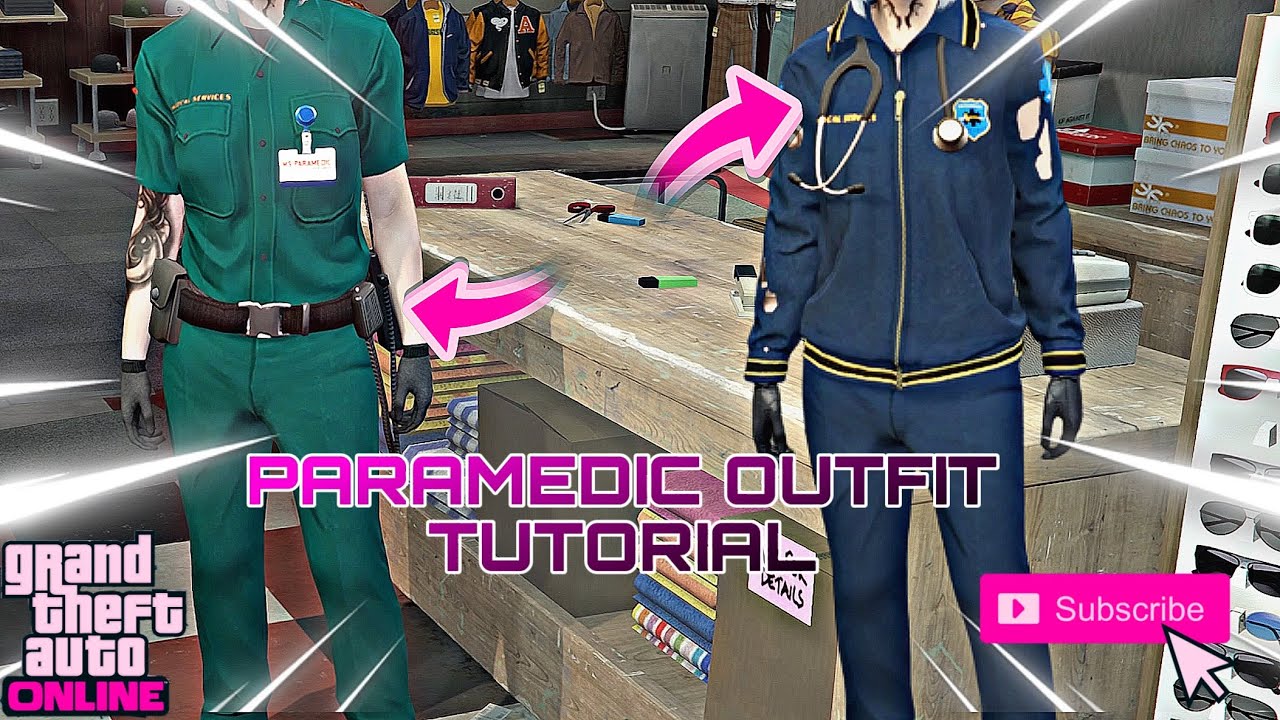 How to equip the Paramedic Outfit on GTA ONLINE - YouTube