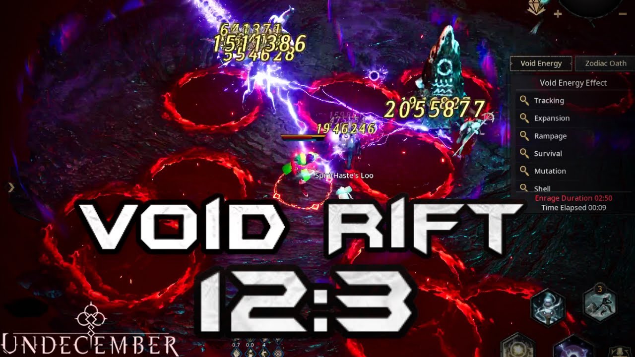 Void Rift S2 : 12:3 Clear | Undecember - YouTube