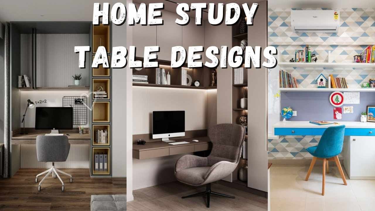 Top Best 50 Modern Home Study Table Designs - YouTube
